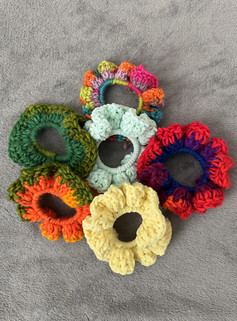 Ravelry: Scrunchie Collection pattern by HandmadeWithKaye