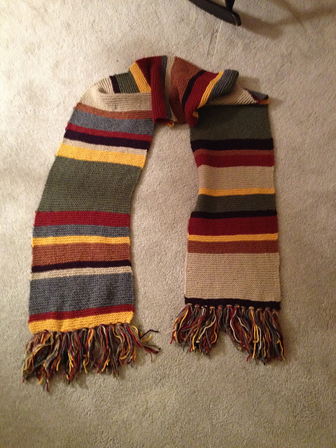 Ravelry: Doctor Who Scarf - Season Thirteen pattern by Tara Wheeler