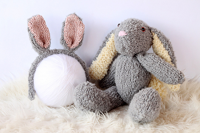 Ravelry: Bunny Ears and Nose Warmer pattern by Louise Bollanos