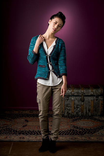 Ravelry: Dressmaker Jacket pattern by Laura Matthews