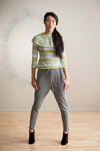 Ravelry: Funnel Collar Pullover pattern by Adrienne Larsen