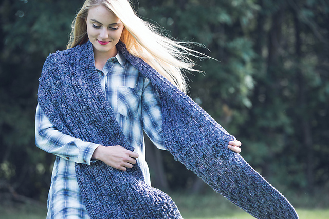 Ravelry: Rivers Stole pattern by Vicki Square