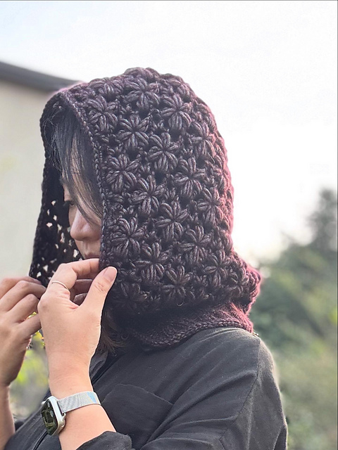 Ravelry: My Blooming Garden Balaclava pattern by Hannah Kim