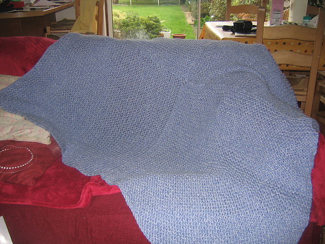 Ravelry: Garter Stitch Throw pattern by Sirdar