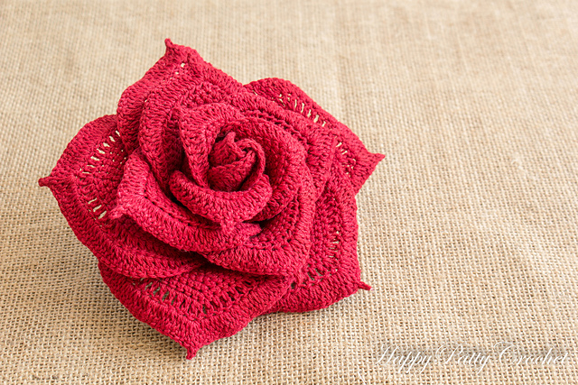 Ravelry: Rose, Centerpiece (Large) pattern by Happy Patty Crochet