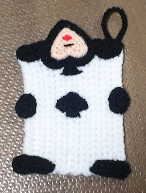 Ravelry: P17 Trump soldiers spade pattern by Ikuko Saito (齋藤郁子)