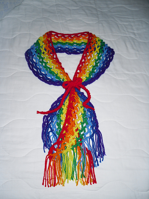 Ravelry: Genesis Rainbow Scarf pattern by Dody Hall
