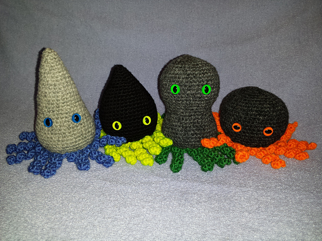 Ravelry: Mutant Jelly Monsters of Doom pattern by Lisa Vanvikaas
