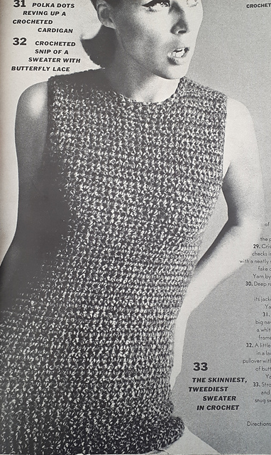 Ravelry: #33 Crocheted Sleeveless Shell pattern by Vogue Knitting
