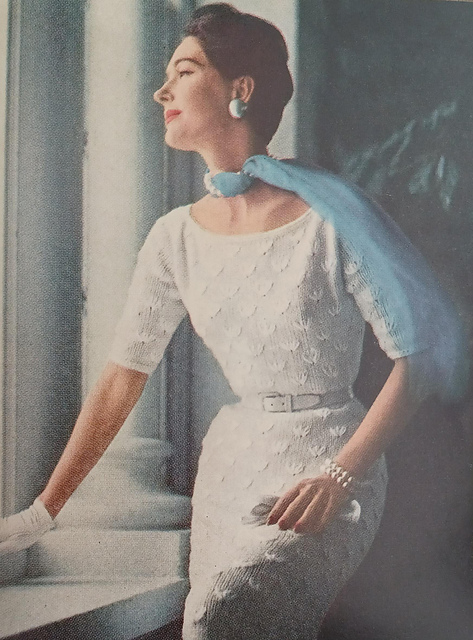 Ravelry: #22 Embossed Stitch Sheath pattern by Vogue Knitting