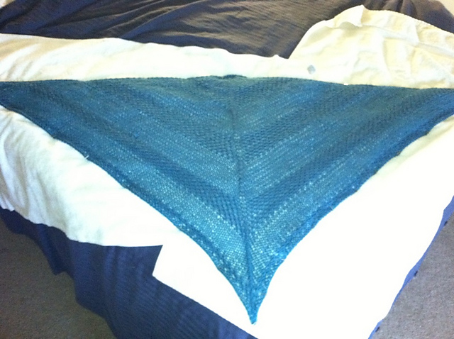 Ravelry: hazeldazel's textured shawl for work