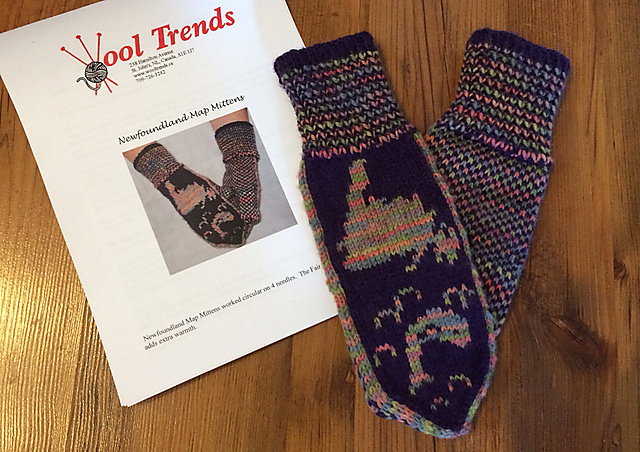 Ravelry: Newfoundland Map Mittens pattern by Hazel Abbott