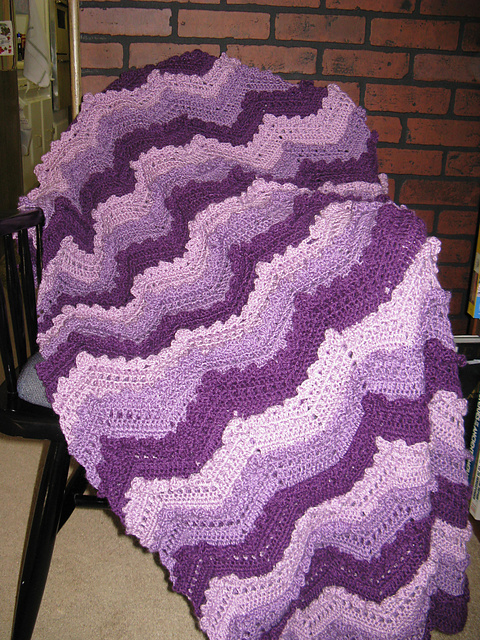 Ravelry: Ripple Afghan pattern by Herrschners