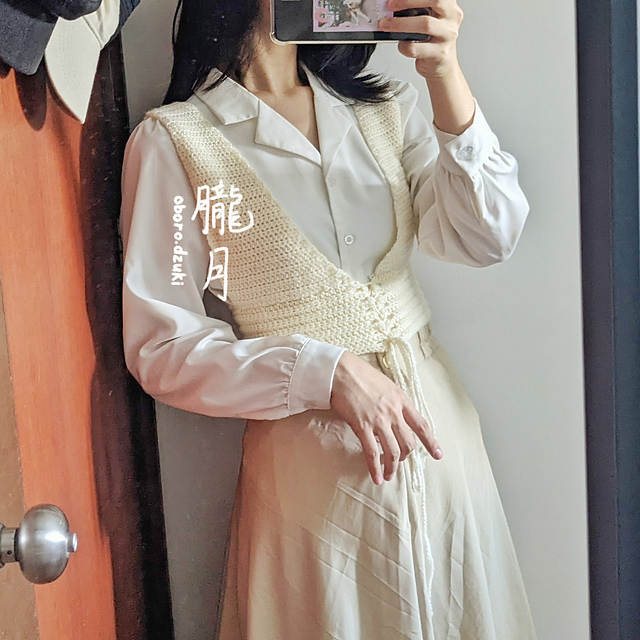 Ravelry: Wisp Corset Vest pattern by oborodzuki raii