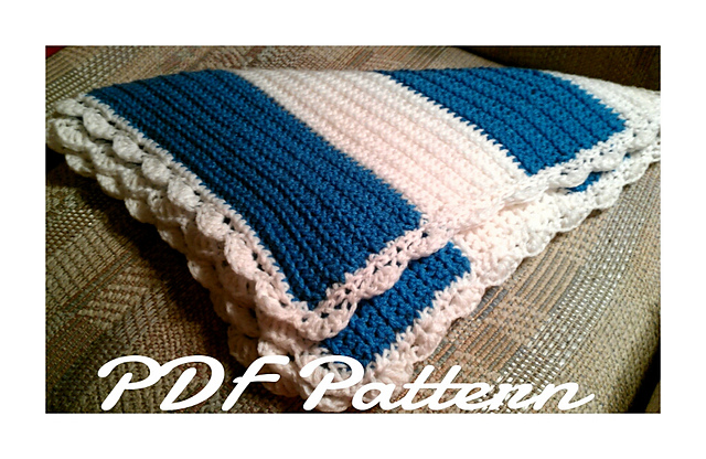 Ravelry: Little Boy Blue Blanket pattern by Jaime Long