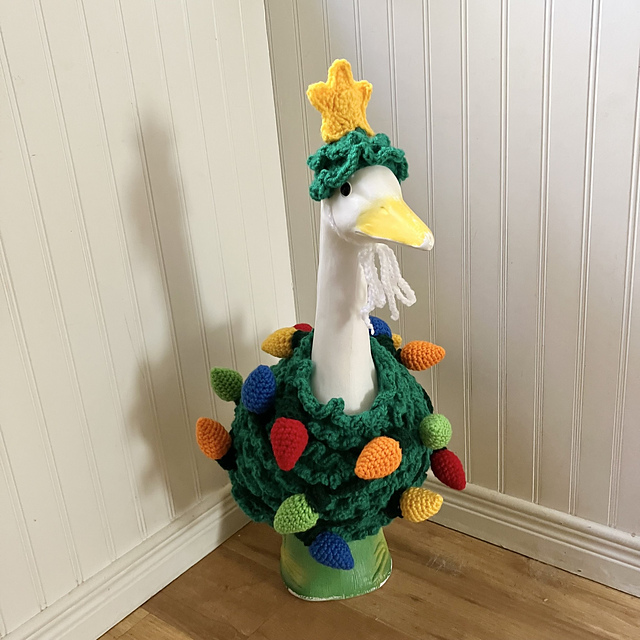 Ravelry: Christmas Tree Porch Goose Outfit pattern by Silly Goose ...