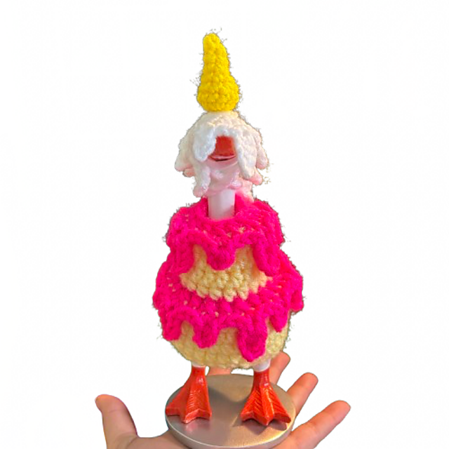 Ravelry: Birthday Cake Desk Goose Outfit pattern by Silly Goose ...