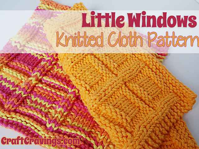 Ravelry: Little Windows Cloth pattern by Heather Walter
