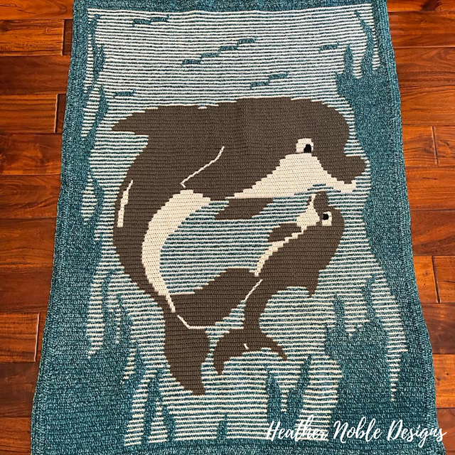 Ravelry: Dolphin Blanket 3 pattern by Heather Noble