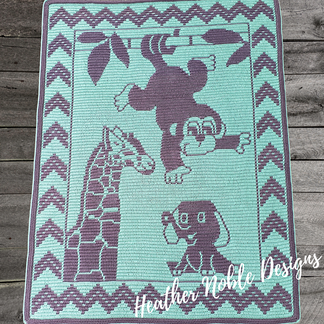 Ravelry: Baby Safari Blanket pattern by Heather Noble