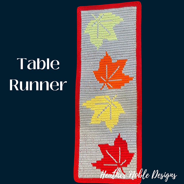 Ravelry: Maple Leaves Table Runner pattern by Heather Noble