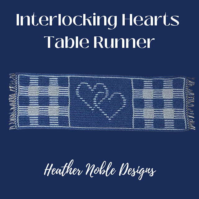 Ravelry: Interlocking Hearts Table Runner pattern by Heather Noble