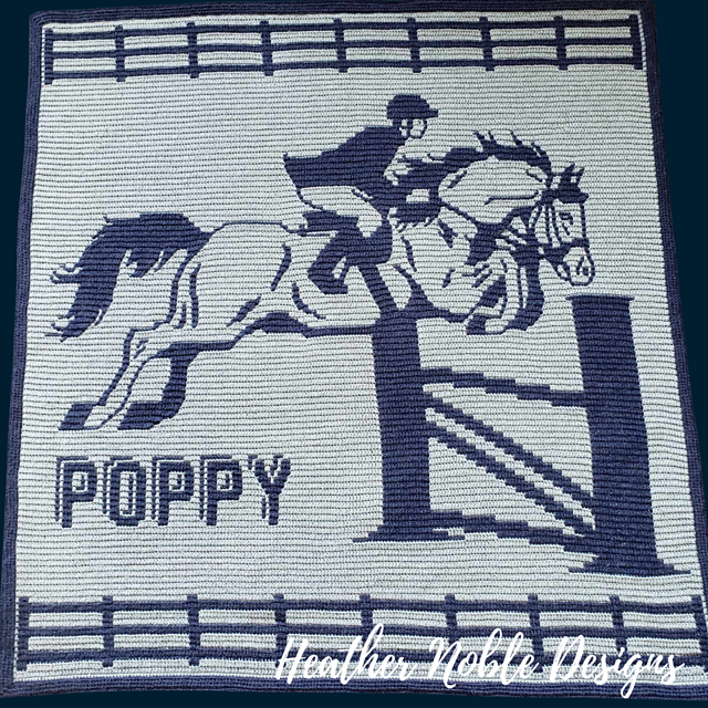 Ravelry: Equestrian Jumper Blanket pattern by Heather Noble