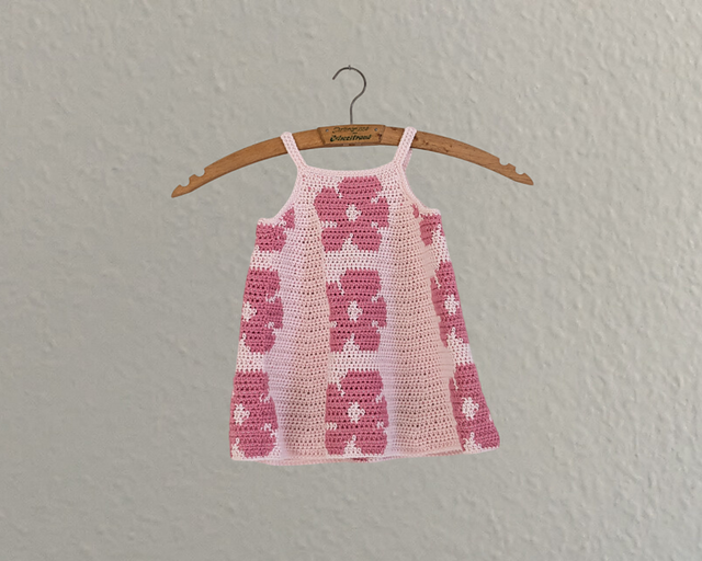Ravelry: Astrid Children’s Flower Dress pattern by hedvig and ingrid