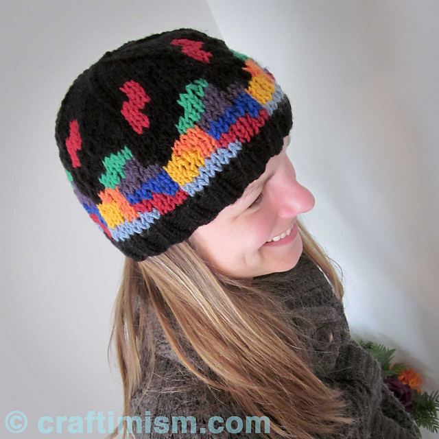 Ravelry: Tetris Hat pattern by Heidi Arjes