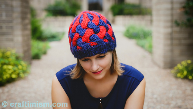 Ravelry: Bulky Braided Knit Hat pattern by Heidi Arjes