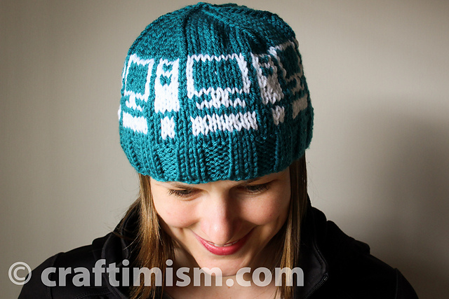 Ravelry: Computer Patterned Knit Hat pattern by Heidi Arjes