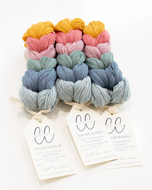 Ravelry: Coastal Cashmere Fun Size Bundle