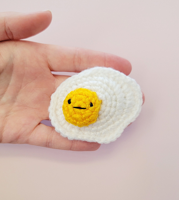 Ravelry: Egg Hair Clip pattern by Hello Happy