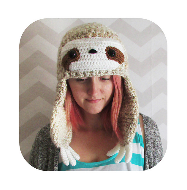 Ravelry: sloth hat pattern by Hello Happy