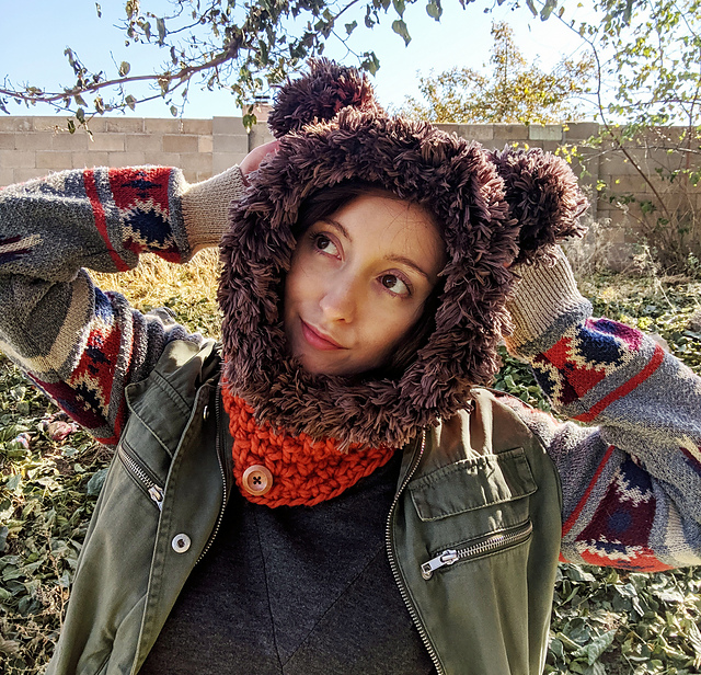 Ravelry: Space Bears Snood pattern by Hello Happy