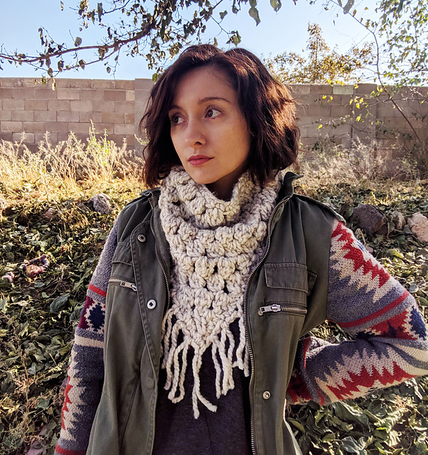 Ravelry: Triangle Cowl Shawl pattern by Hello Happy