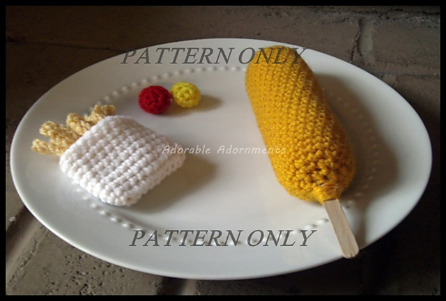 Ravelry: Corndog & Small Fry pattern by Helen Young