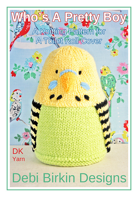 Ravelry: Budgie loo roll cover pattern by Debi Birkin