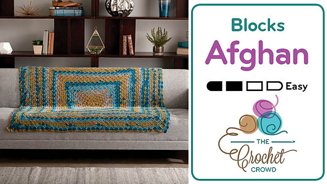 Ravelry: Stacking Blocks Crochet Blanket pattern by Yarnspirations ...