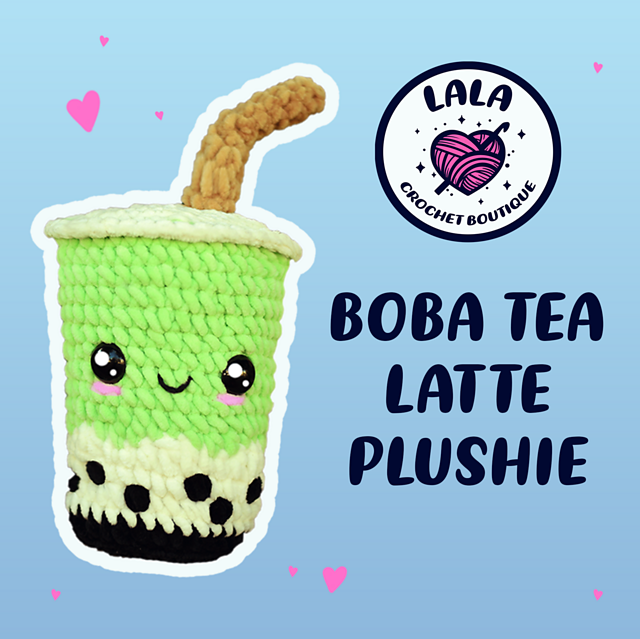 Ravelry: Boba Latte Amigurumi pattern by Lala Crochet Boutique