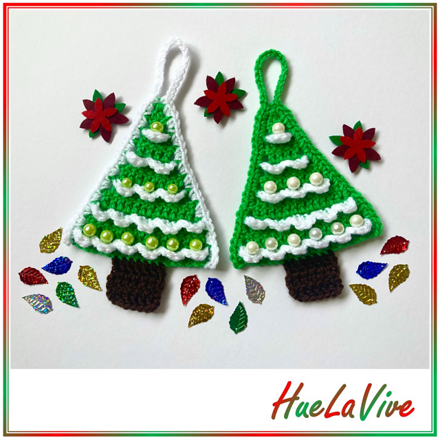 Ravelry: Christmas tree ornament pattern by Hila Lifshitz