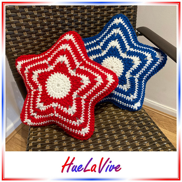 Ravelry: Medium Star Cushion pattern by Hila Lifshitz