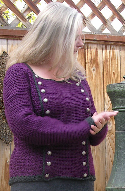 Ravelry: Versatile Purple Sweater pattern by Jodie Burgess