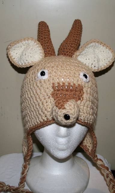 Ravelry: Goat Hat Earflap Pattern pattern by Petra Monaco