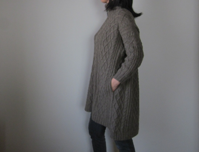 Ravelry: hiro25neko's Aran Tunic with Pockets