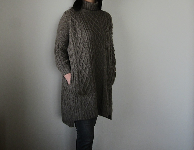 Ravelry: hiro25neko's Aran Tunic with Pockets