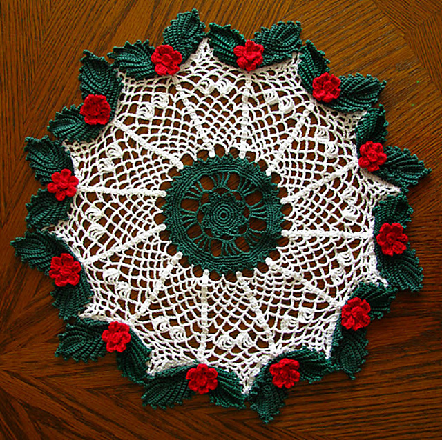 Ravelry: Holly 'n' Lace / Holly-day #A-798 pattern by Coats & Clark