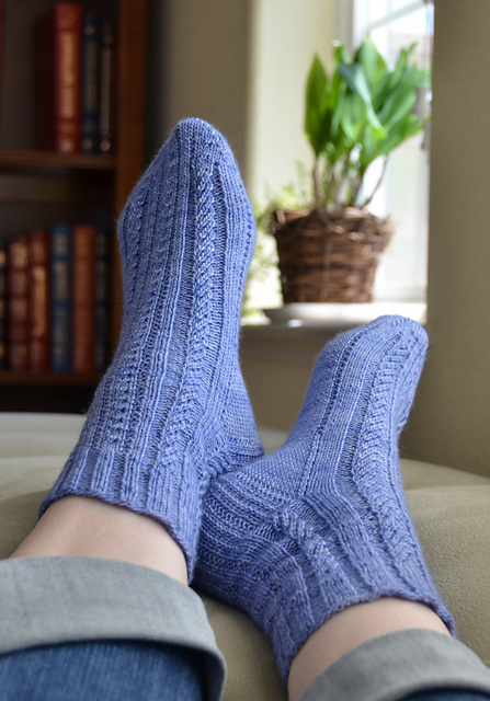 Ravelry: Ribulet Socks pattern by Mary the Hobbit