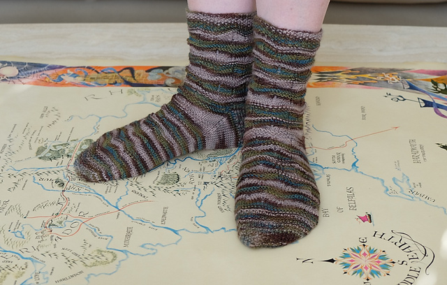Ravelry: Socks for The Shire pattern by Mary the Hobbit