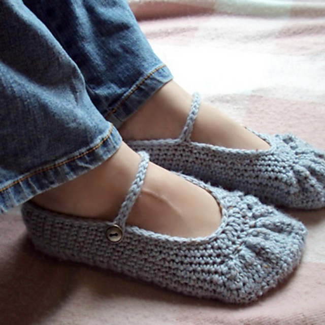 Ravelry: Boho Ballet Flats pattern by Lisa van Klaveren